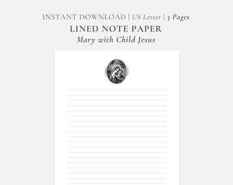 Jesus With Ornate Frame | Catholic Christian Printable Note Paper ...