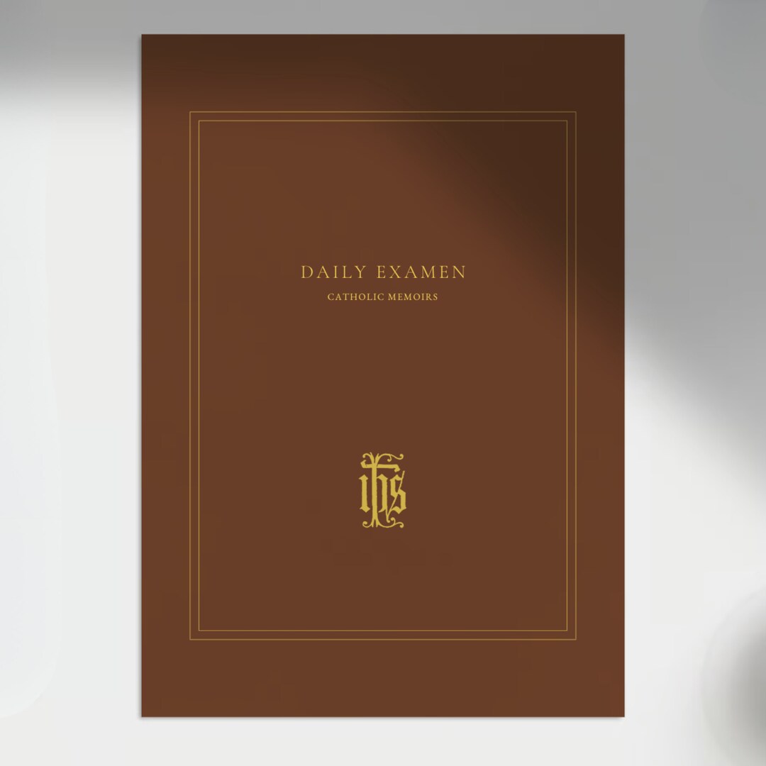 Daily Examen Catholic Journal Worksheet Printable Planner Inserts ...
