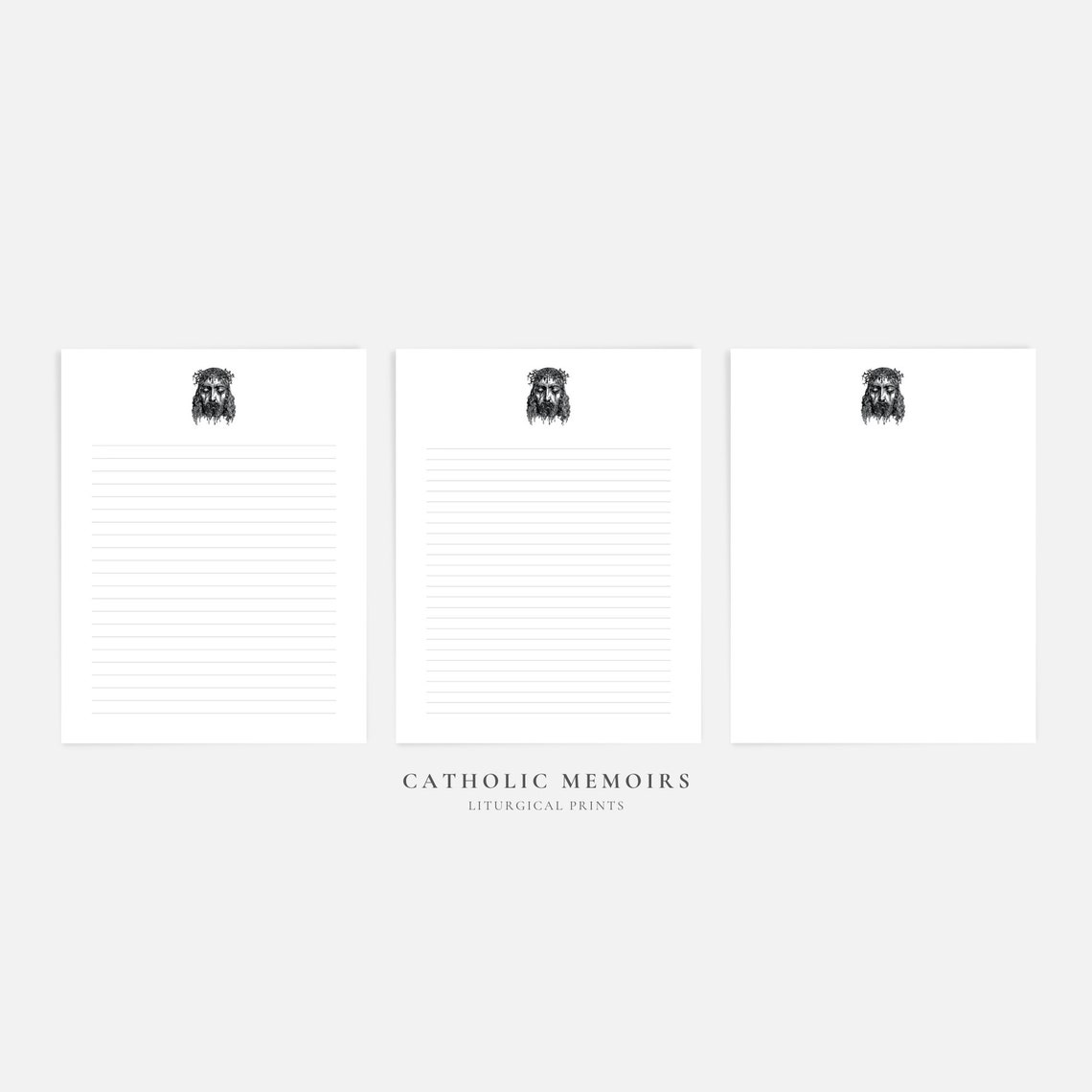 Passion of Christ | Catholic Printable Note Paper Stationery | US ...