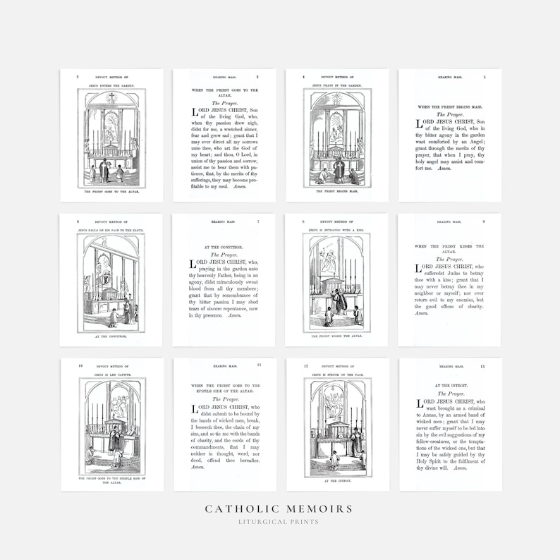 Tridentine Latin Mass Illustrated Prayer Book for Roman Catholic Rite ...