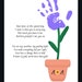Printable Mother's Day Plant Pot Handprint Gift - Etsy