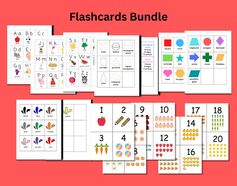 Printable Learning My Numbers 1-20/learning My Shapes/3d Shapes and ...