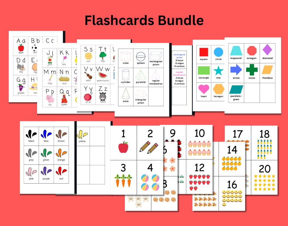 Printable Learning My Numbers 1-20/learning My Shapes/3d Shapes and ...