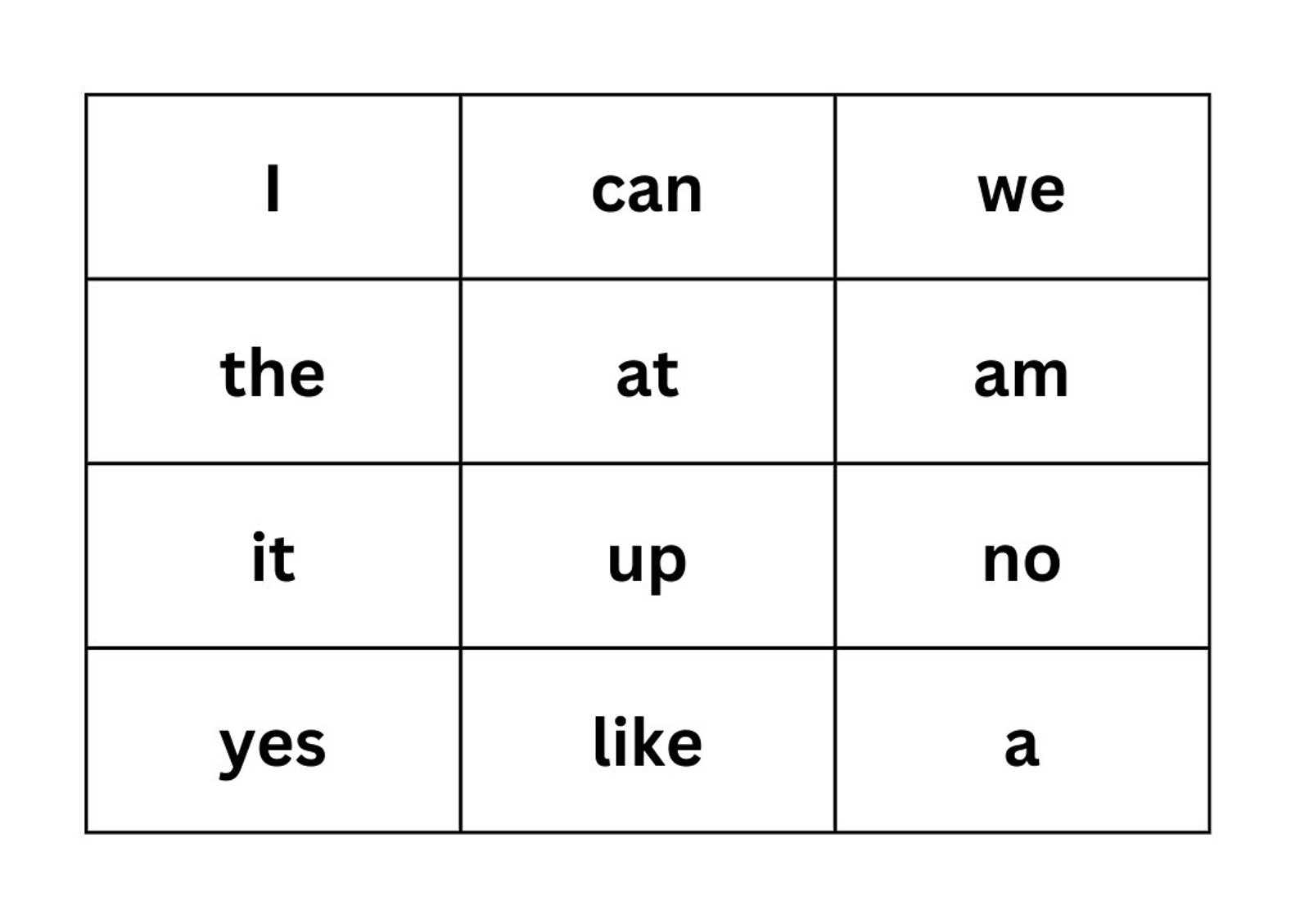 Printable Kindergarten-my First 100 Sight Words Flashcards - Etsy