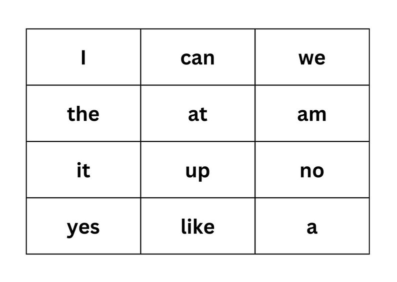 Printable Kindergarten-my First 100 Sight Words Flashcards - Etsy