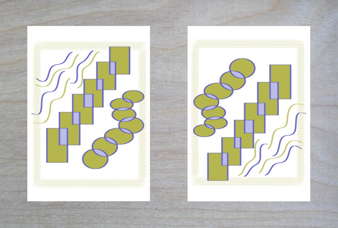 Unframed Printable Shapes Wall Decor|wall Art|abstract Art - Etsy