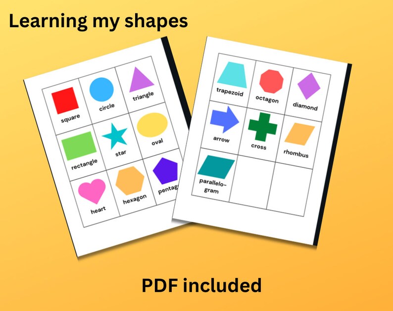 Printable Learning My Numbers 1-20/learning My Shapes/3d Shapes and ...