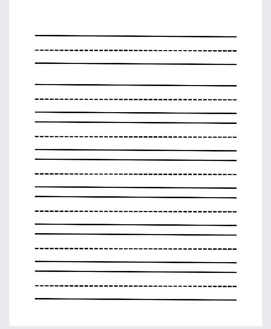 Printable Kindergarten/school Handwriting Template - Etsy