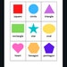 Printable Learning My Shapes - Flashcards - Etsy