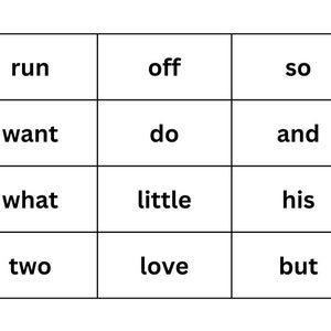 Printable Kindergarten-my First 100 Sight Words Flashcards - Etsy