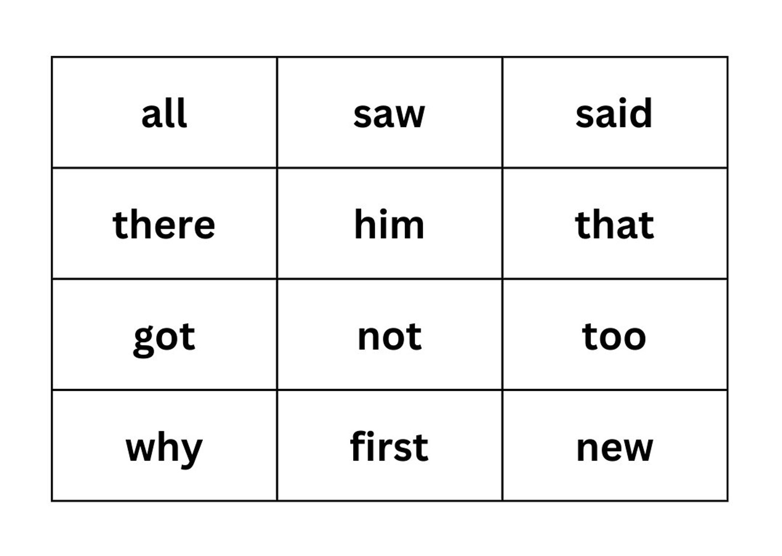 Printable Kindergarten-my First 100 Sight Words Flashcards - Etsy