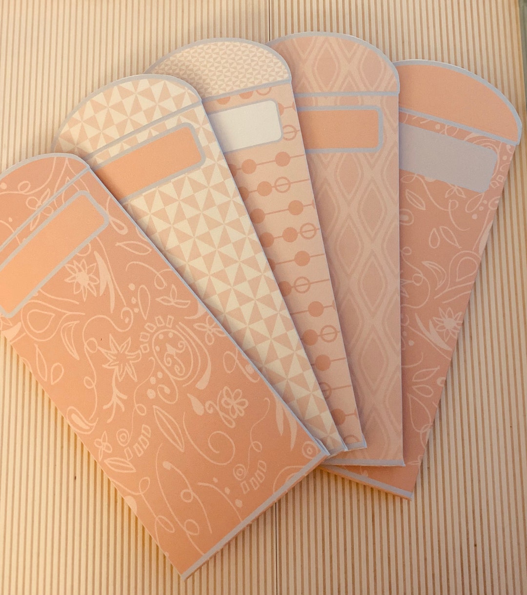 5pc. Printable Money Envelope- Pdf-cash Envelope for Budgeting - Cash ...