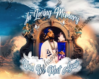 In Loving Memory Sublimation Design Template - Etsy