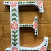 Hand Painted Wooden Letters - Etsy