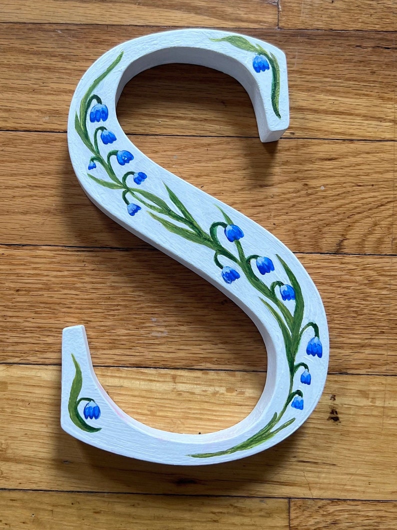 Hand Painted Wooden Letters - Etsy