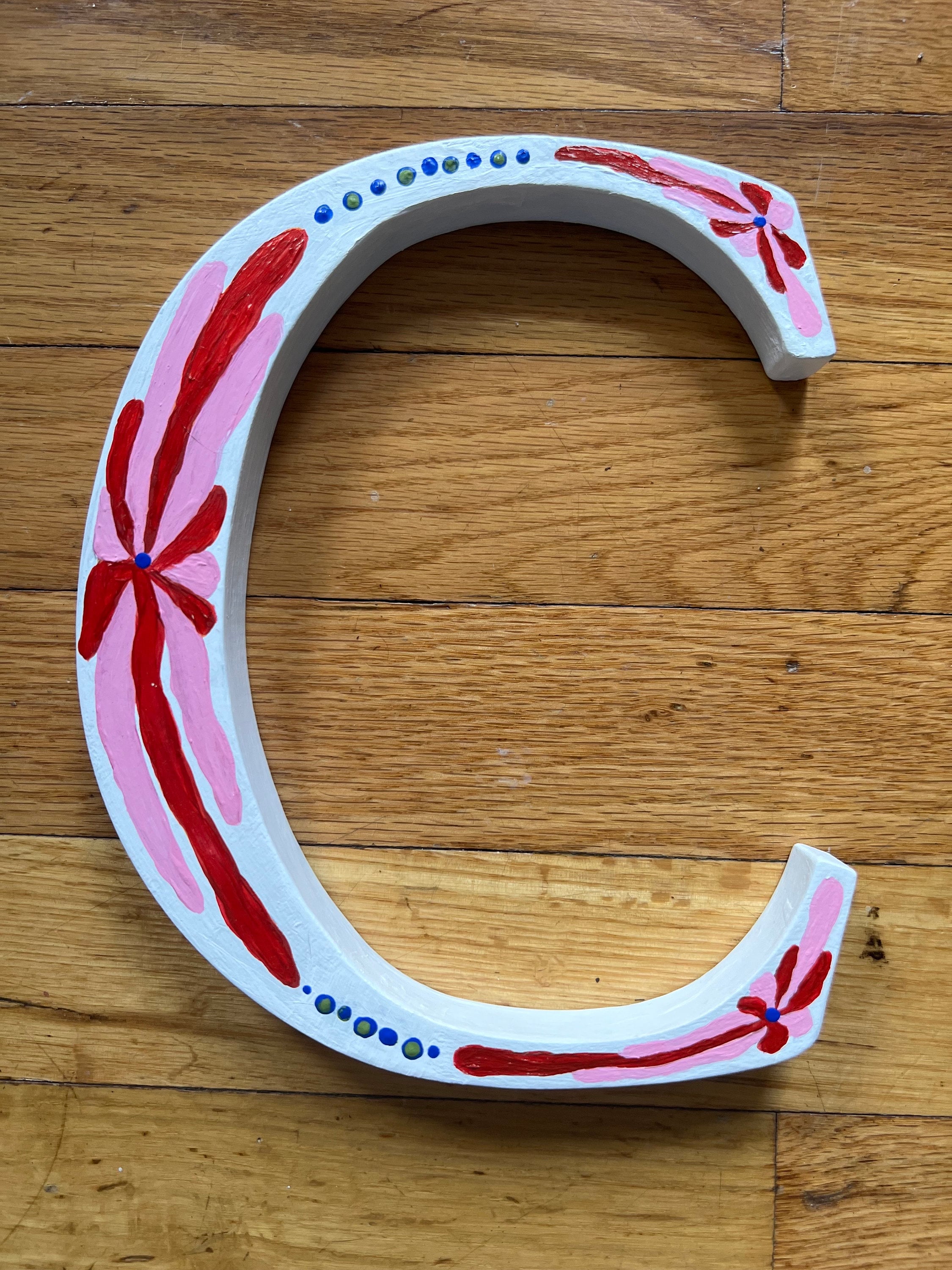 Hand Painted Wooden Letters - Etsy