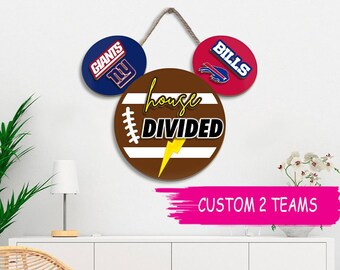 House Divided Football Sign - Etsy