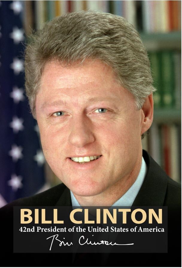 Bill Clinton 42nd President Poster Picture or Framed Wall Art | Etsy