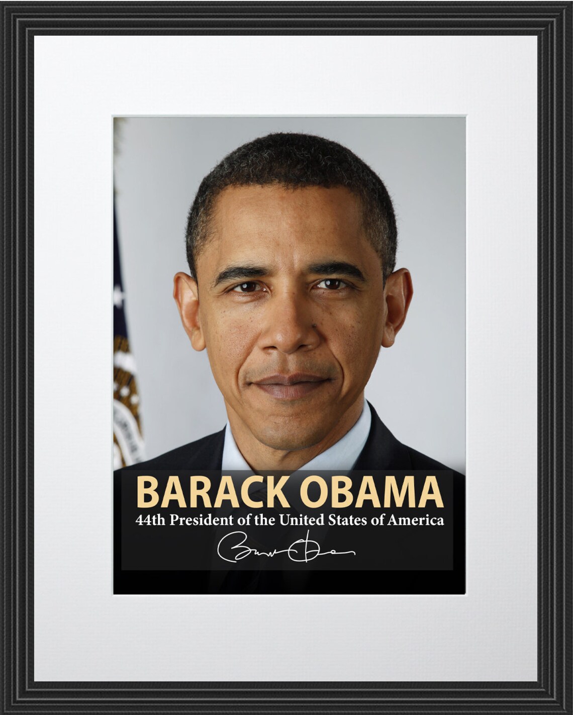 Barack Obama 44th President Poster Picture or Framed Wall Art - Etsy