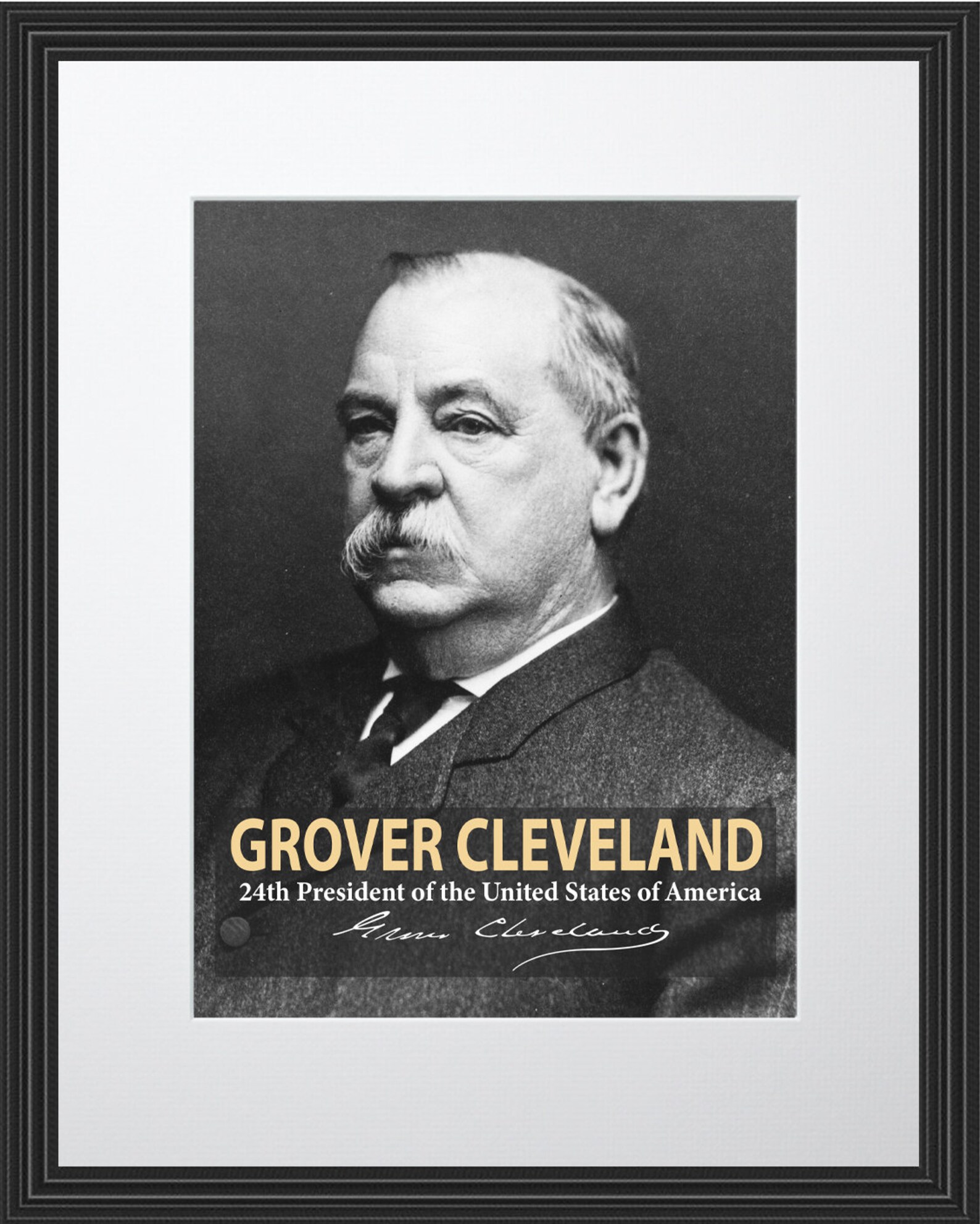Grover Cleveland 24th President Poster Picture or Framed Wall Art - Etsy