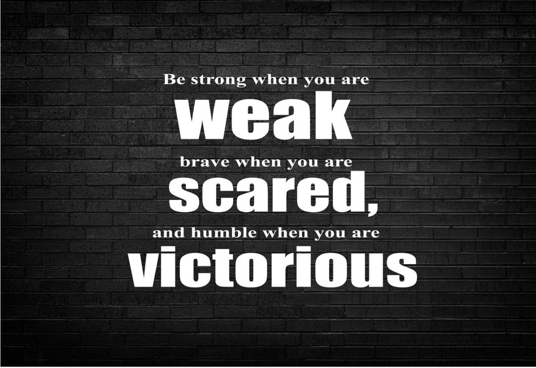 Be Strong When Sportsmanship Poster, Print, Picture or Framed ...