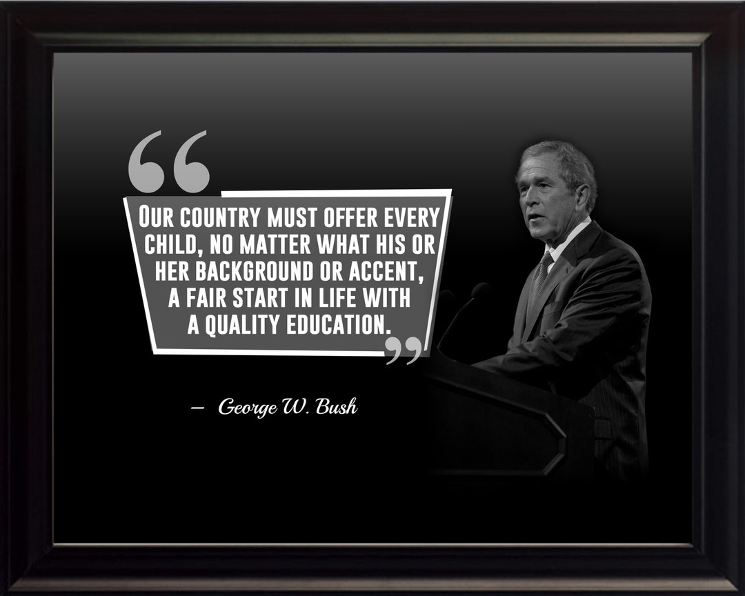 George W. Bush Our Country Poster, Print, Picture or Framed Photograph ...