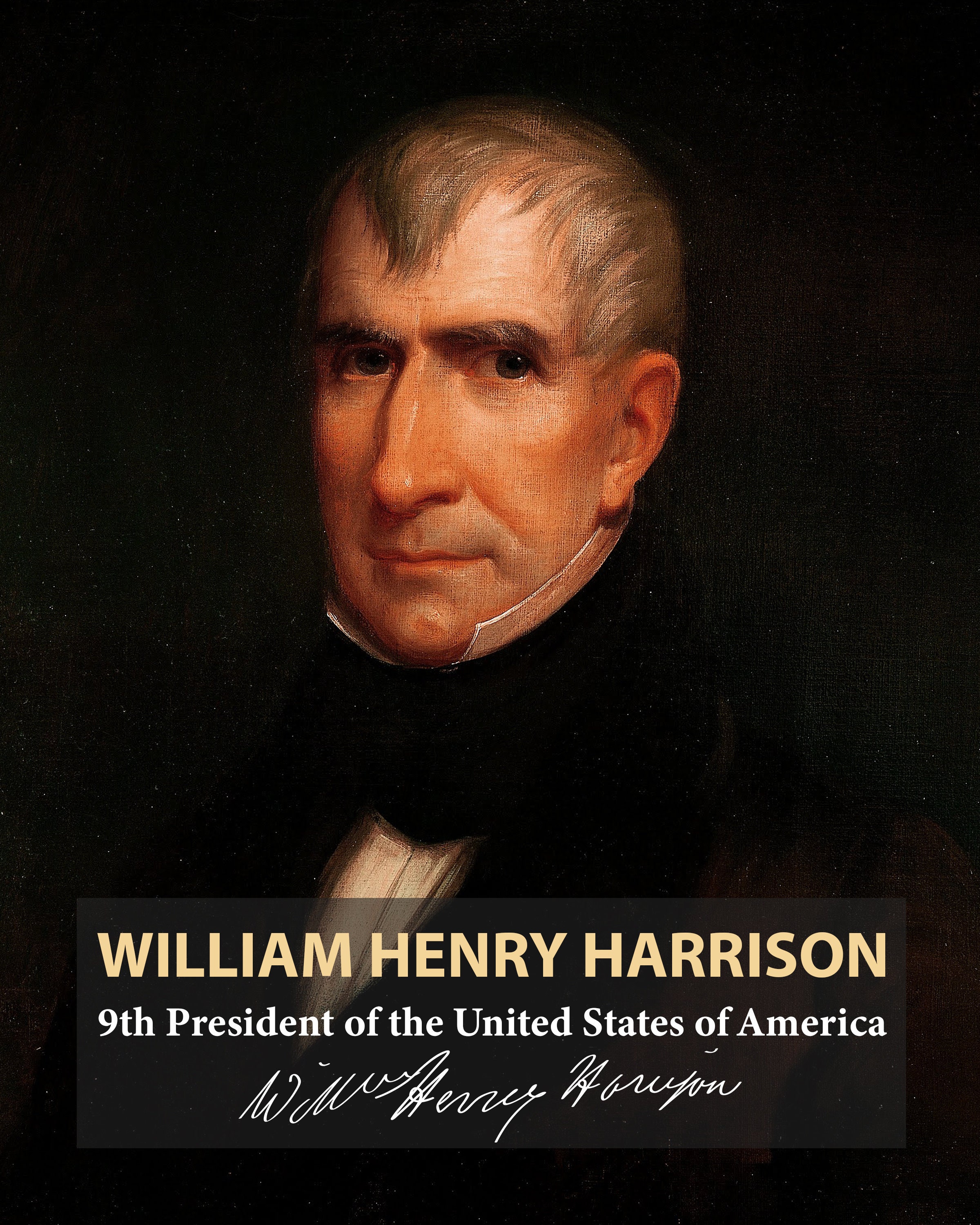 William Henry Harrison 9th President Poster Picture or Framed | Etsy
