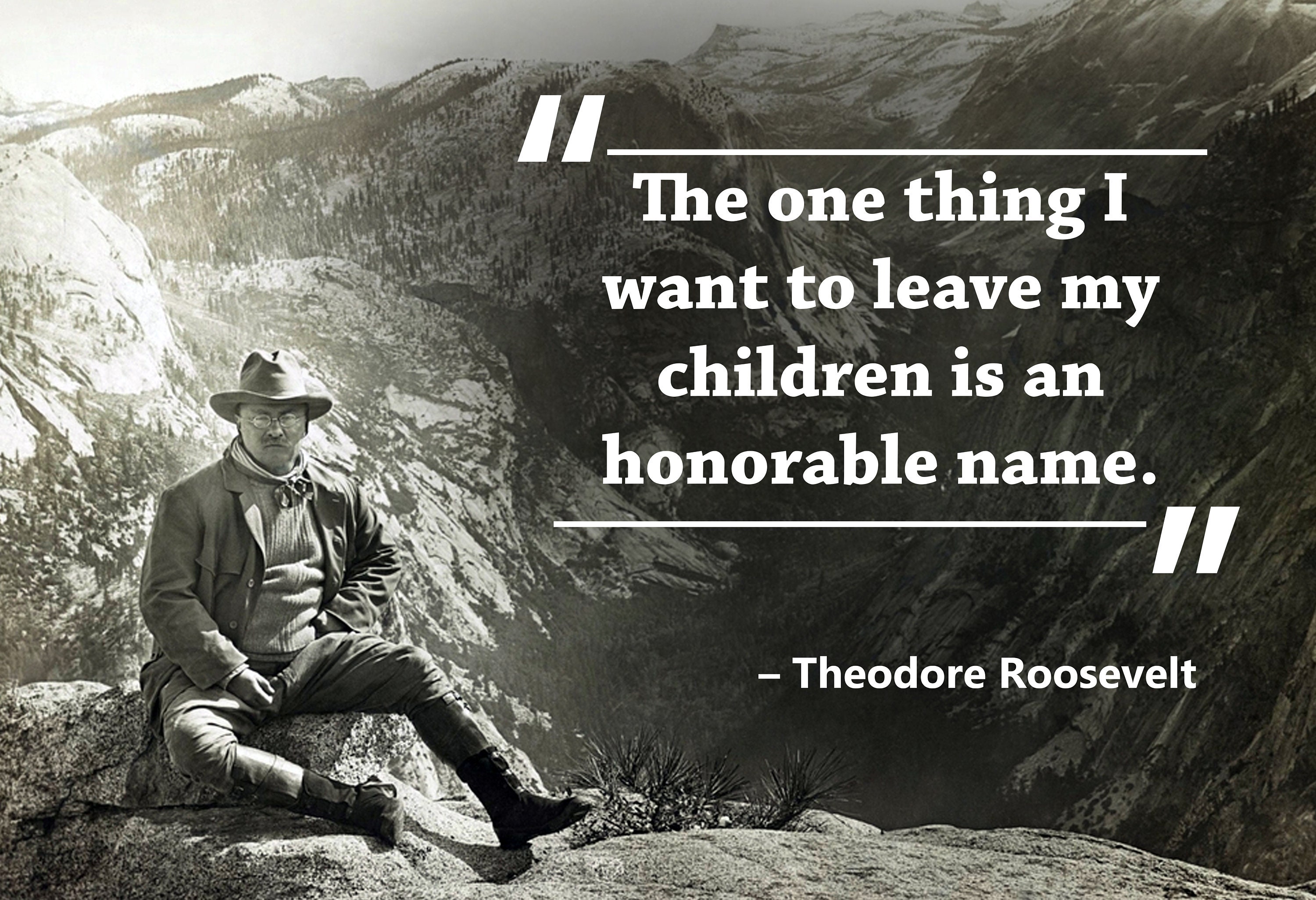 Theodore Roosevelt the One Thing Poster Print Picture or | Etsy