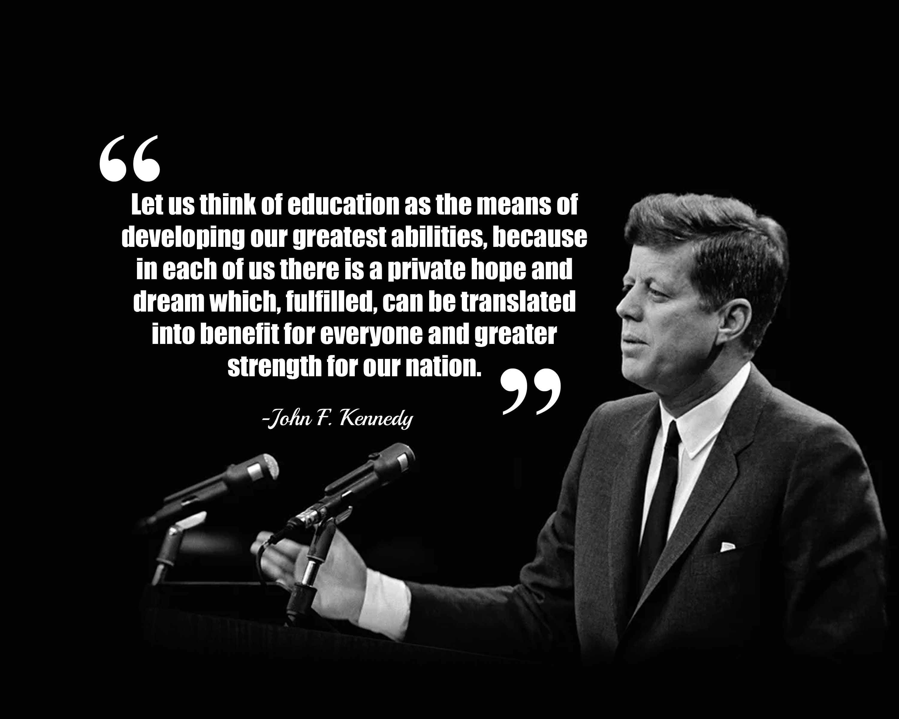 John F. Kennedy Let Us Poster Print Picture or Framed | Etsy