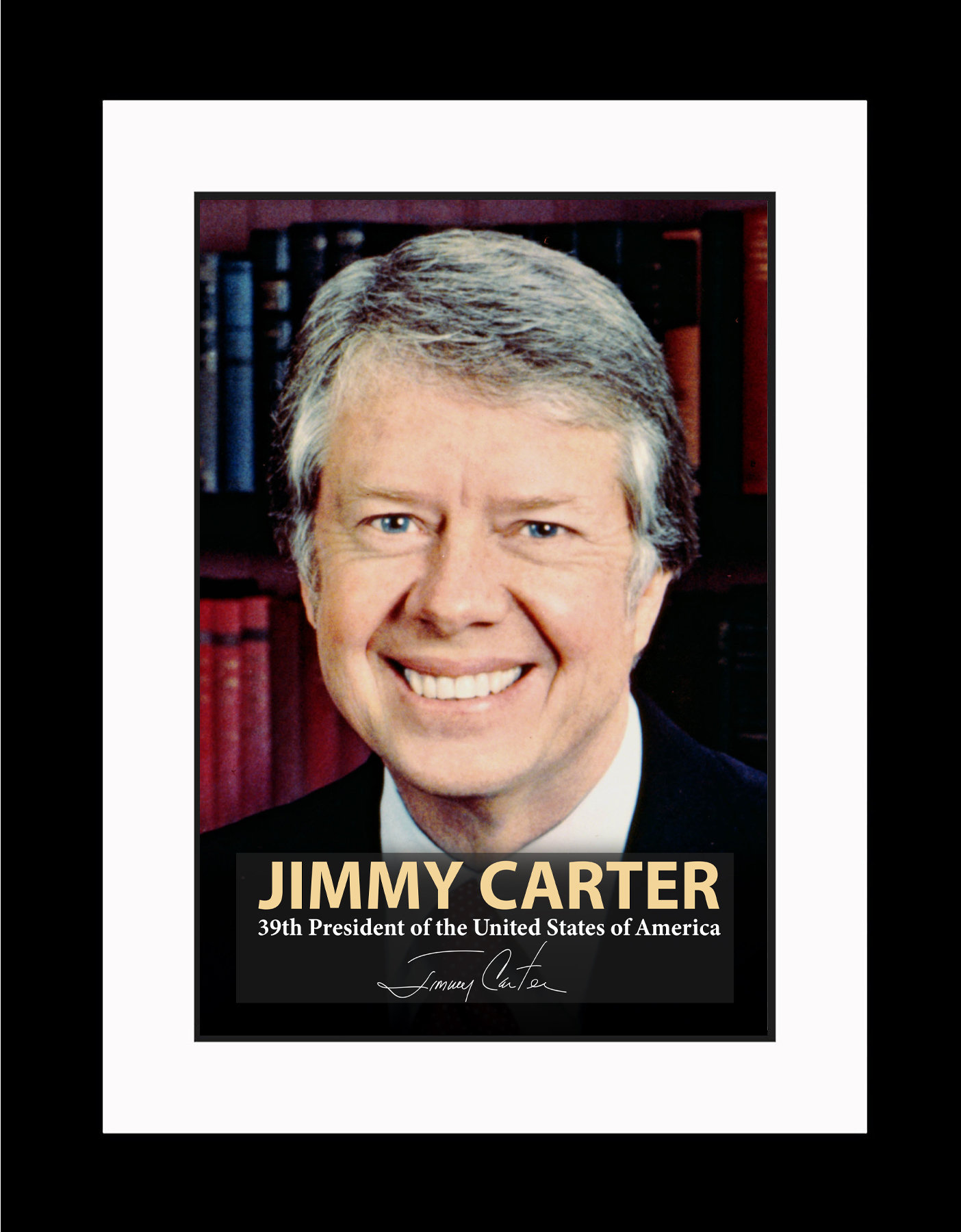 Jimmy Carter 39th President Poster Picture or Framed Wall Art | Etsy