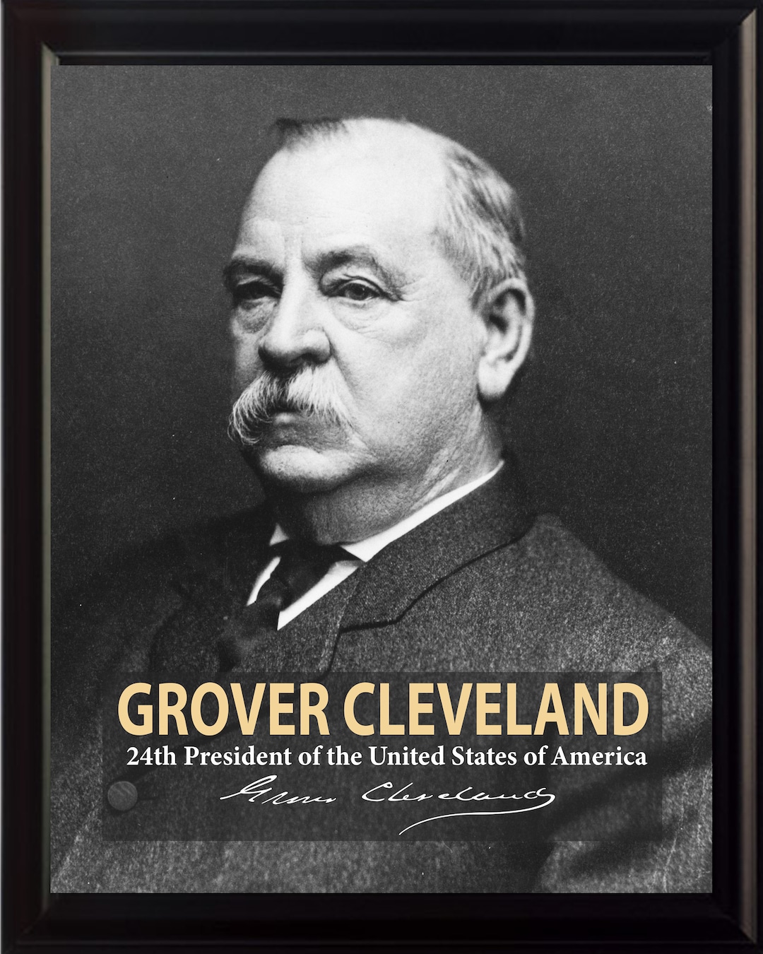 Grover Cleveland 24th President Poster Picture or Framed Wall Art - Etsy