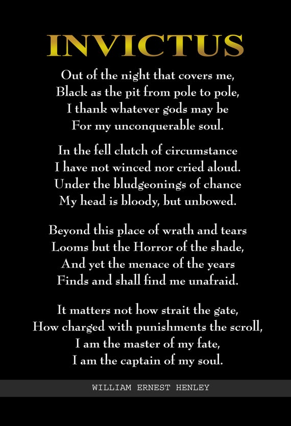 Invictus Poem