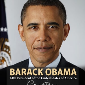 Barack Obama 44th President Poster Picture or Framed Wall Art - Etsy