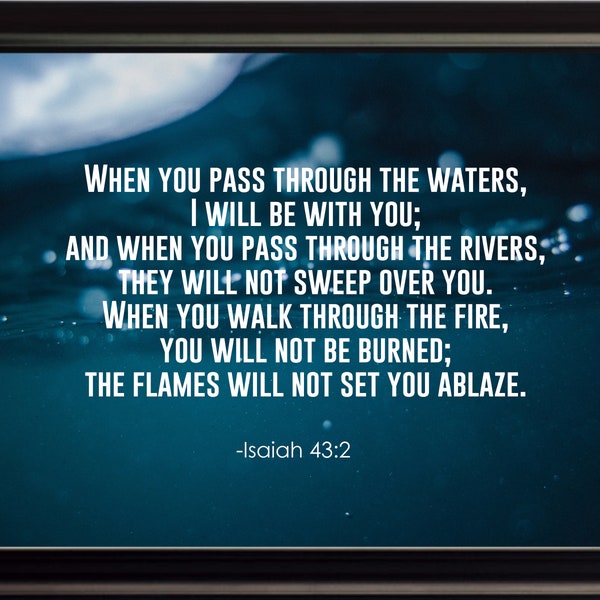 Isaiah 43 - Etsy