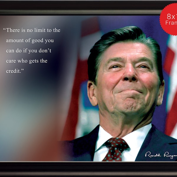 Ronald Reagan Quote Poster - Etsy