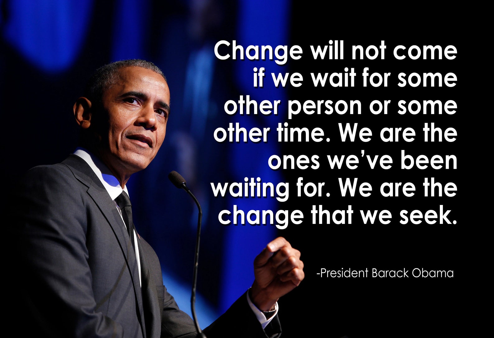 Barack Obama Change Will Poster Print Picture or Framed - Etsy
