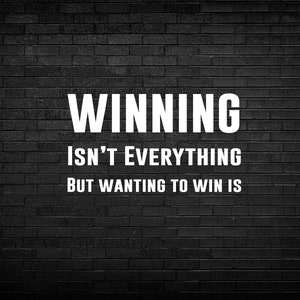 Winning Isn’t Everything Sportsmanship Poster, Print, Picture or Framed ...