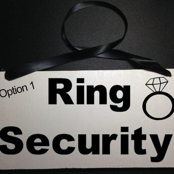 Ring Security Sign - Etsy
