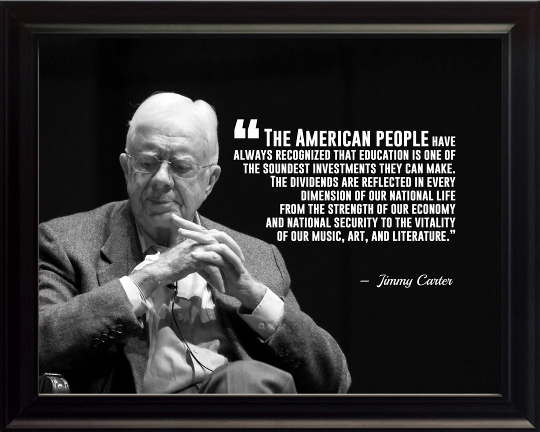 Jimmy Carter the American Poster, Print, Picture or Framed Photograph ...
