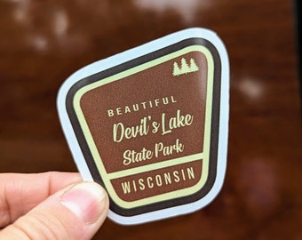 Devil's Lake State Park Sticker State Park Wisconsin - Etsy