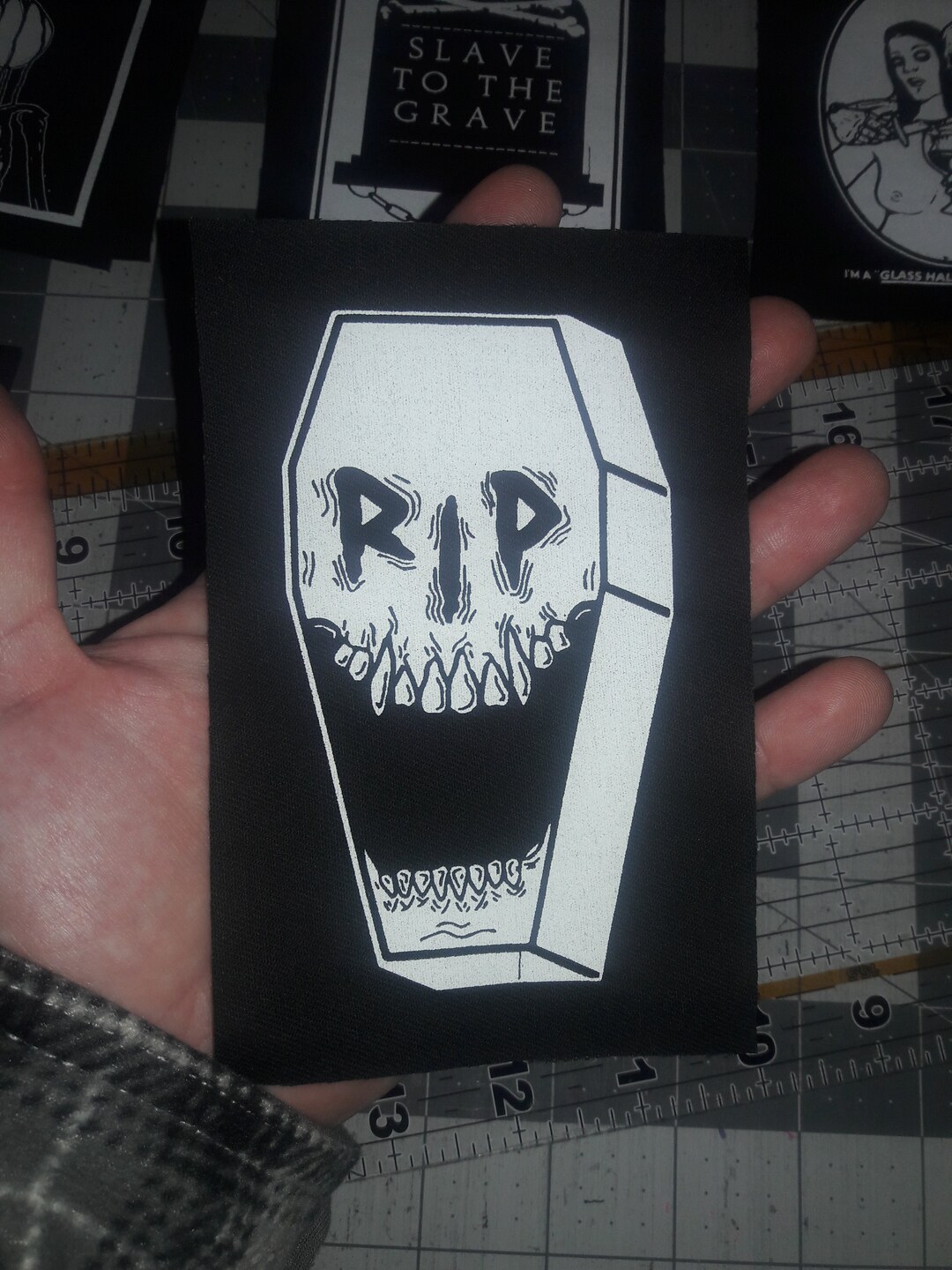 Casket Face PATCH - Etsy