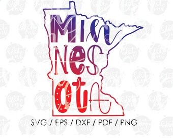 Minnesota State Outline Svg | Etsy