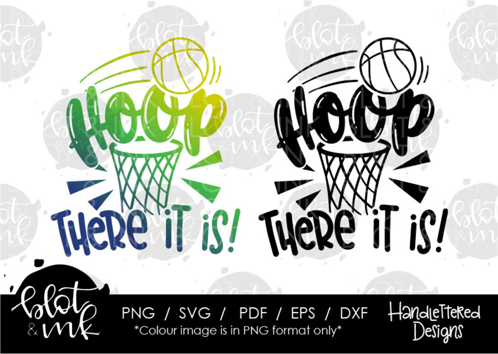 Hoop There It is SVG Funny Kid Adults Basketball Clipart Pun - Etsy