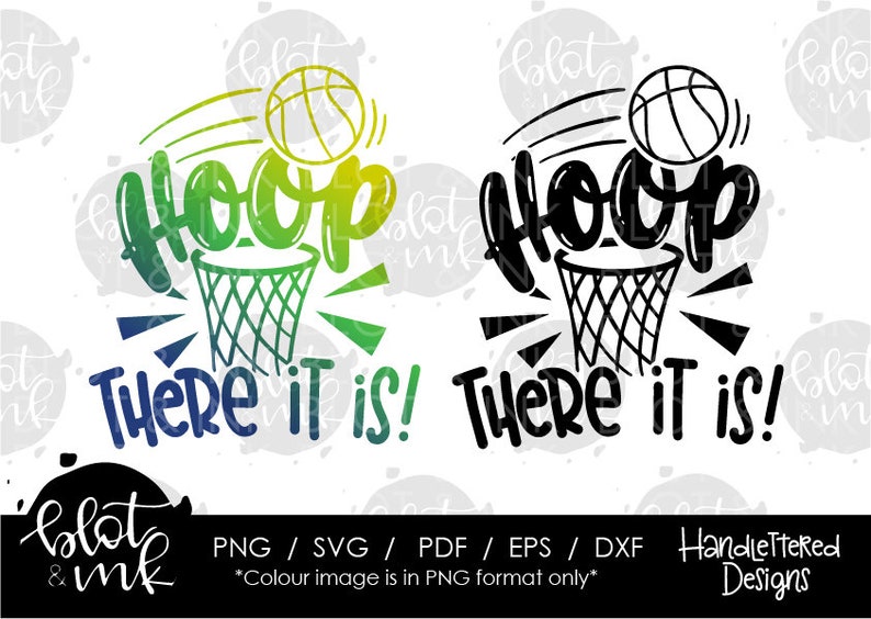 Hoop There It is SVG Funny Kid Adults Basketball Clipart Pun - Etsy