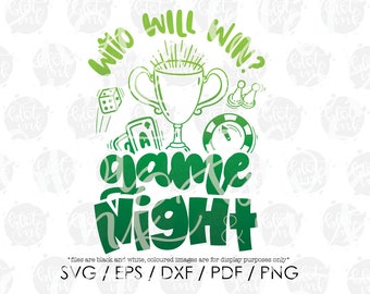 Game Night Svg - Etsy