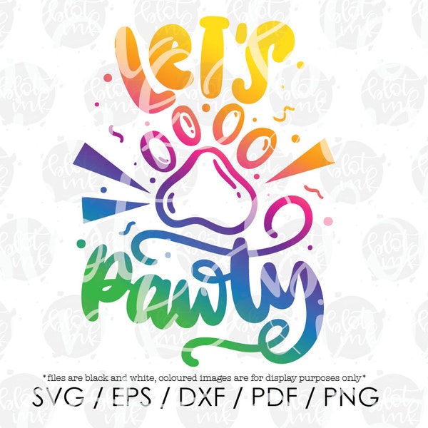 Lets Pawty Cat Shirt - Etsy