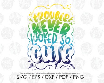 Trouble Maker Svg - Etsy