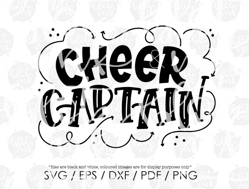 Cheer Captain SVG Cute Girls Cheer Leader Cheering Squad | Etsy