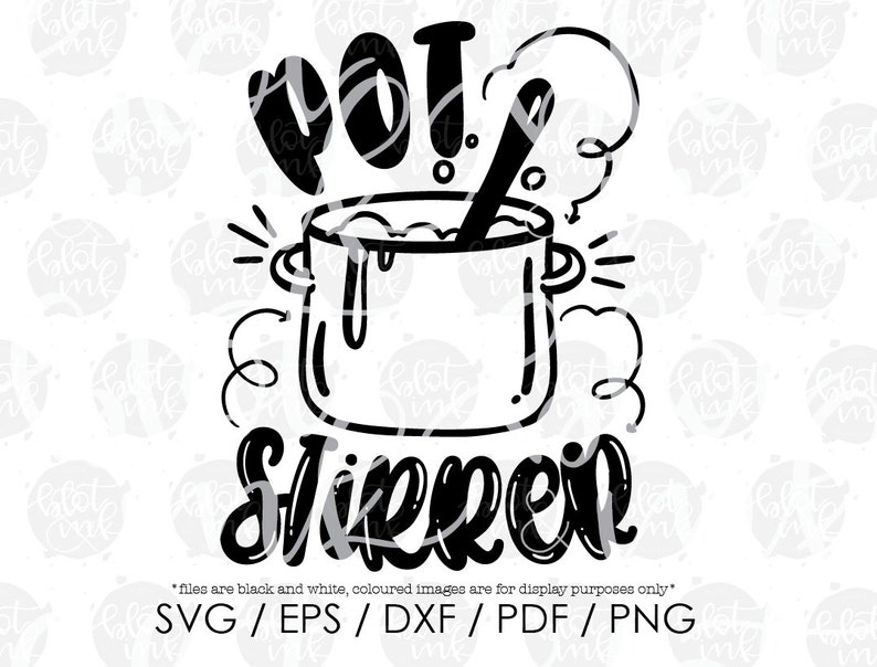 Pot Stirrer SVG Cute Funny Food Shit Stirrer Drama Maker - Etsy