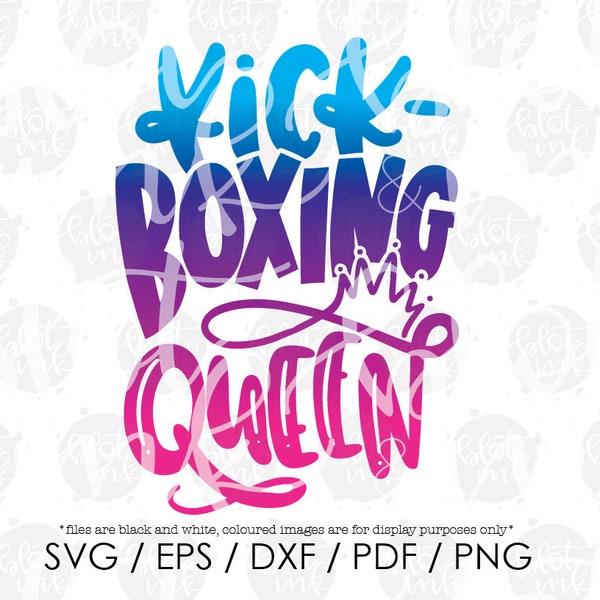 Girl Kickboxing Svg - Etsy